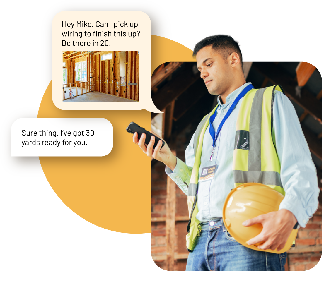 Contractor Map | Texting Distributors Using Prokeep