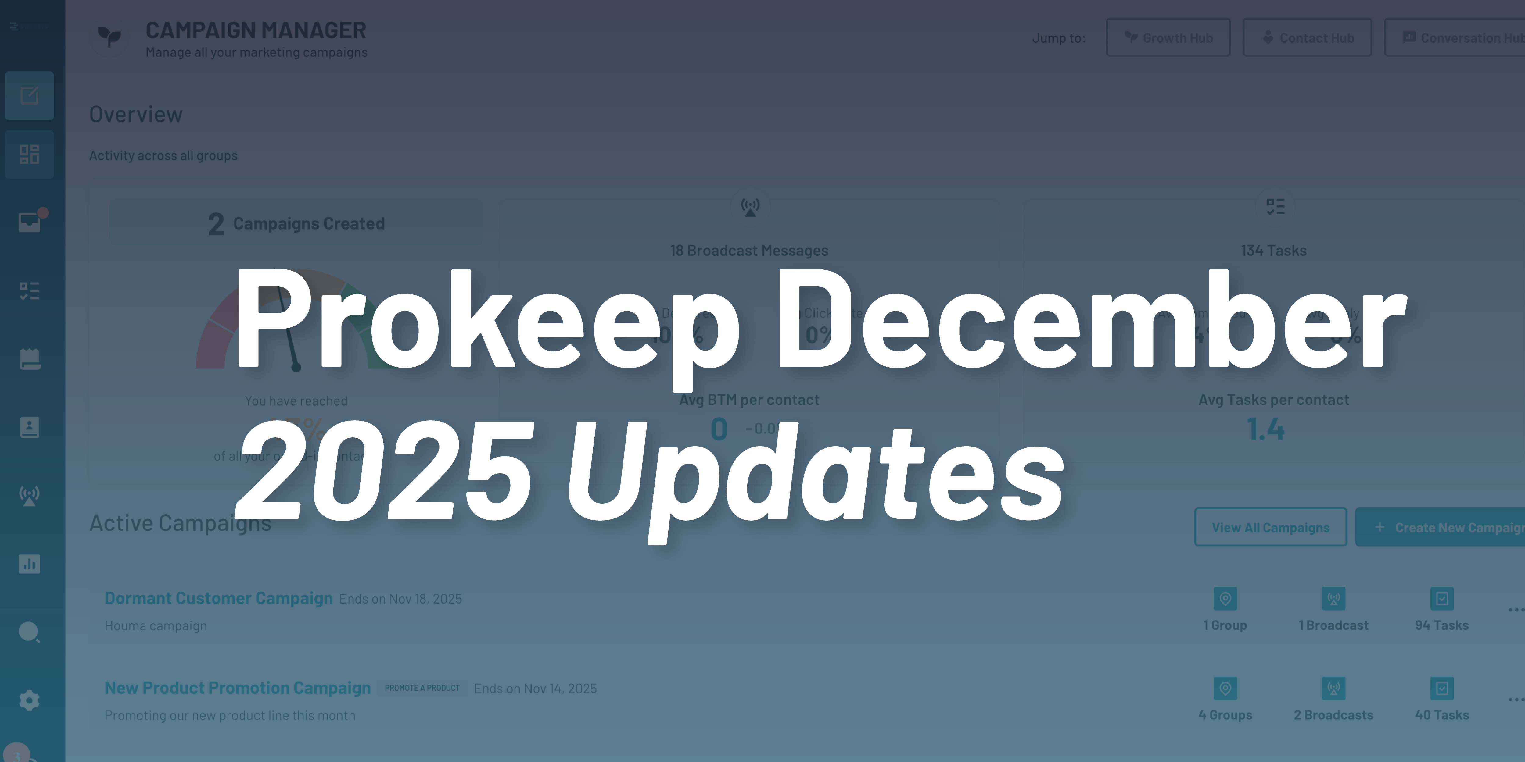 December 2025 Prokeep Updates